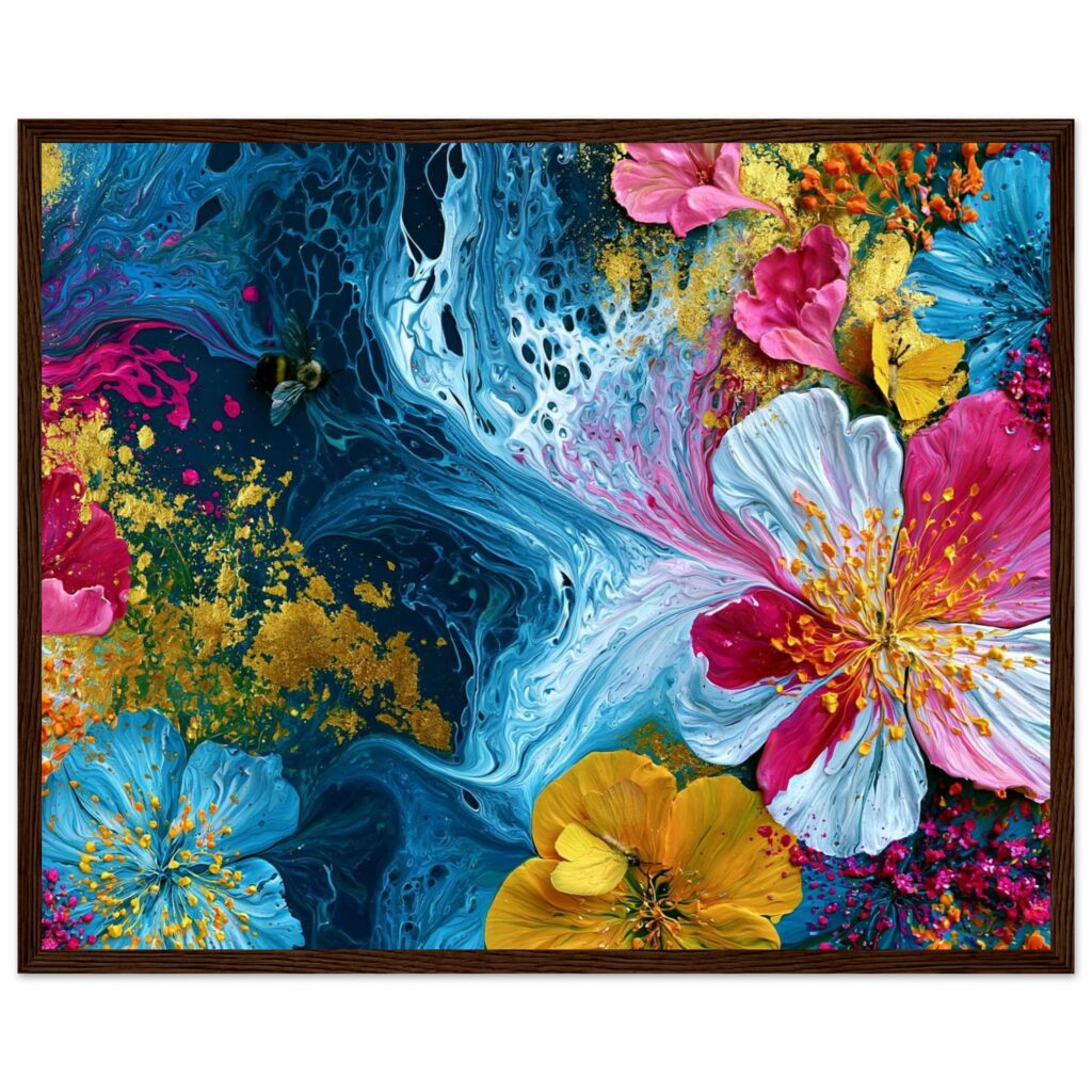 A Summer Joy Wooden Framed Poster – SUSAN WALDROP ART